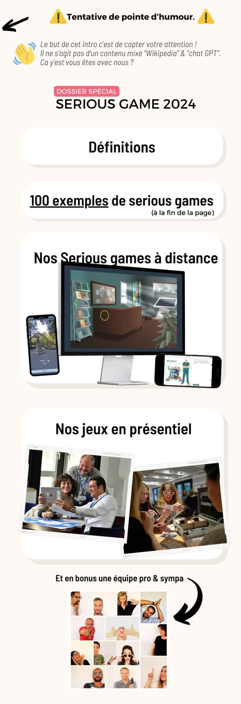 Serious game en 2024 - Définitions - Exemples - Démo