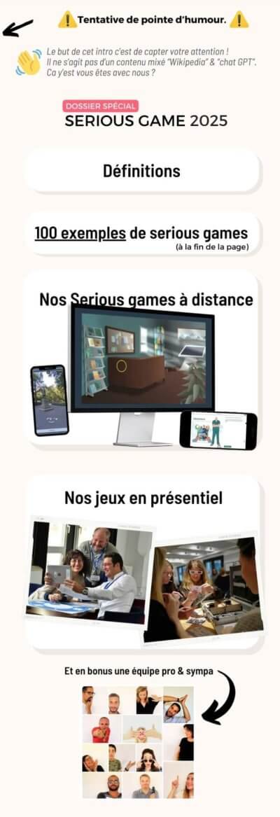 Serious game en 2025 - Définitions - Exemples - Démo